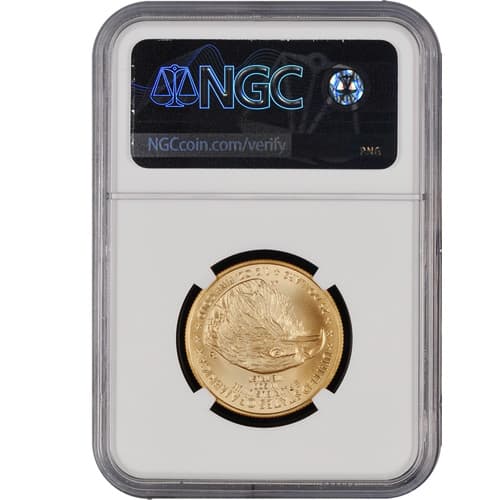 JM Bullion - 2021 1/2 oz American Gold Eagle Coin NGC MS70 ER (Type 2)