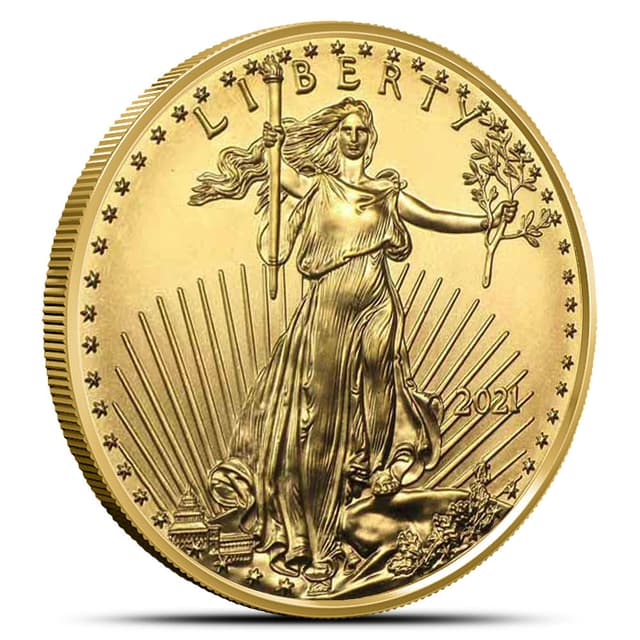 JM Bullion - 2021 1 oz American Gold Eagle Coin (Type 1)
