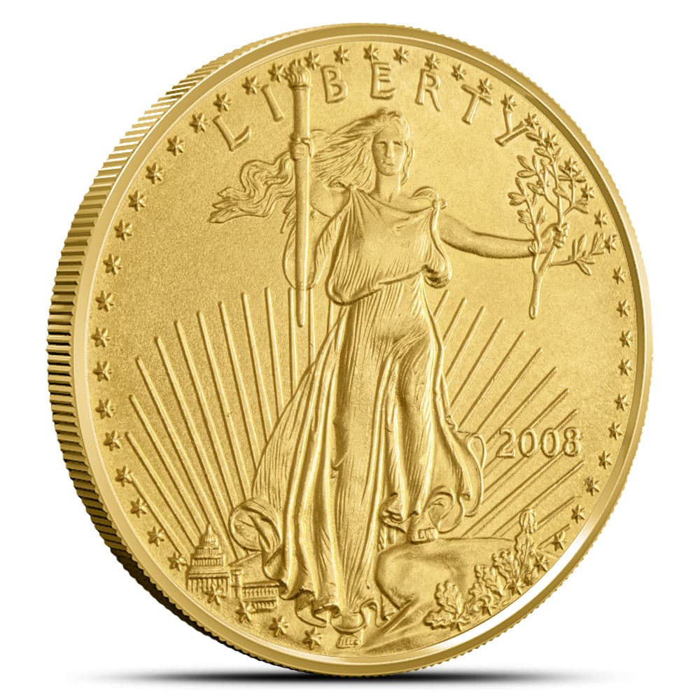 JM Bullion - 2008 1/10 oz American Gold Eagle Coin