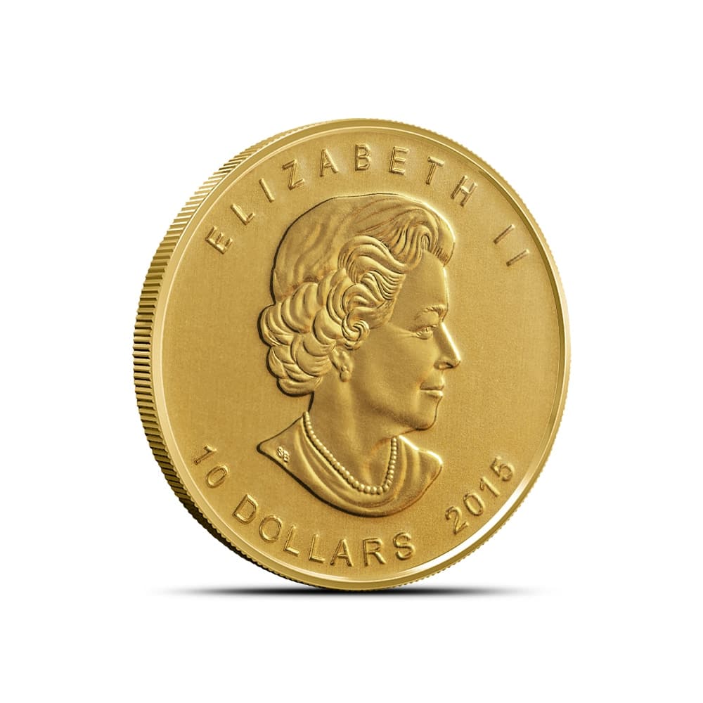 JM Bullion - 2015 1/4 oz $10 Canadian Gold Polar Bear and Cub Coin