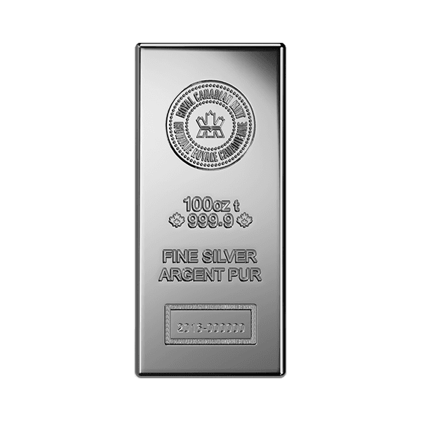 PIMBEX - 100 oz Silver Bar – Royal Canadian Mint